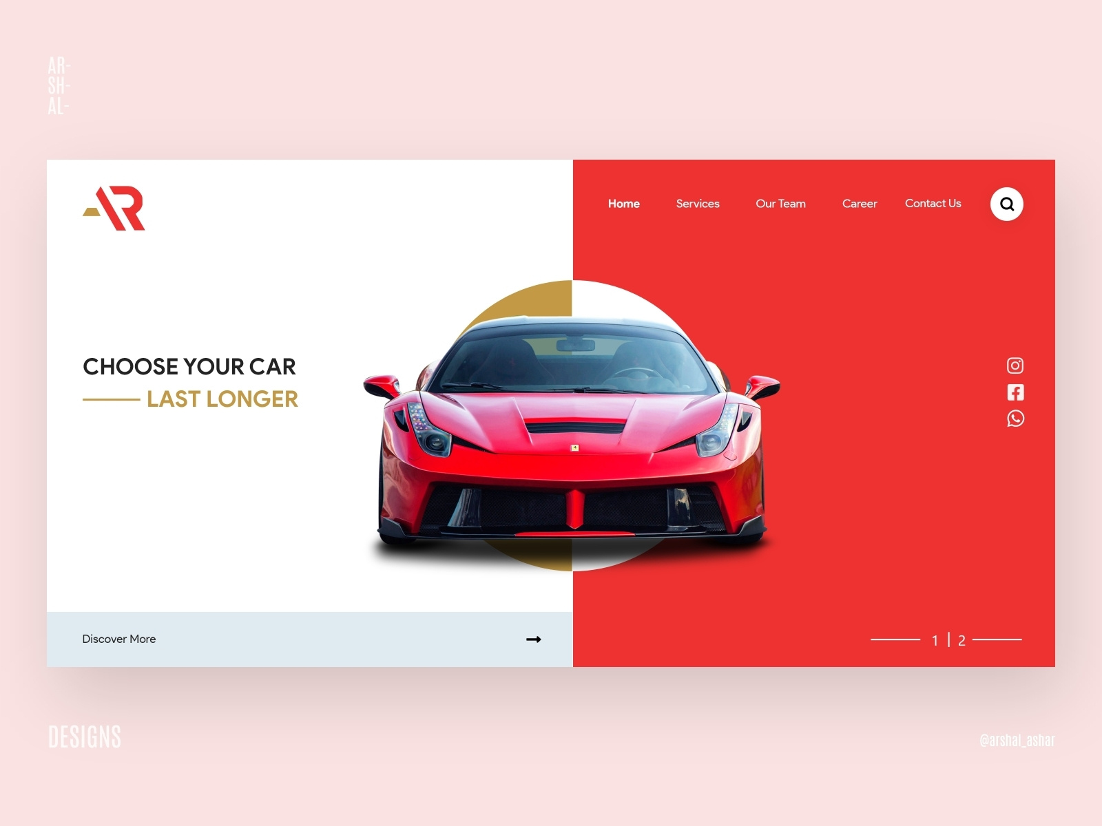 3D Car Design Concept by Arshal Ameen on Dribbble