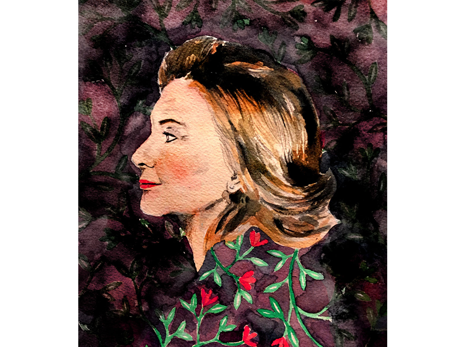 Illustration | Portrait of Hillary Clinton by Jo Lee on Dribbble