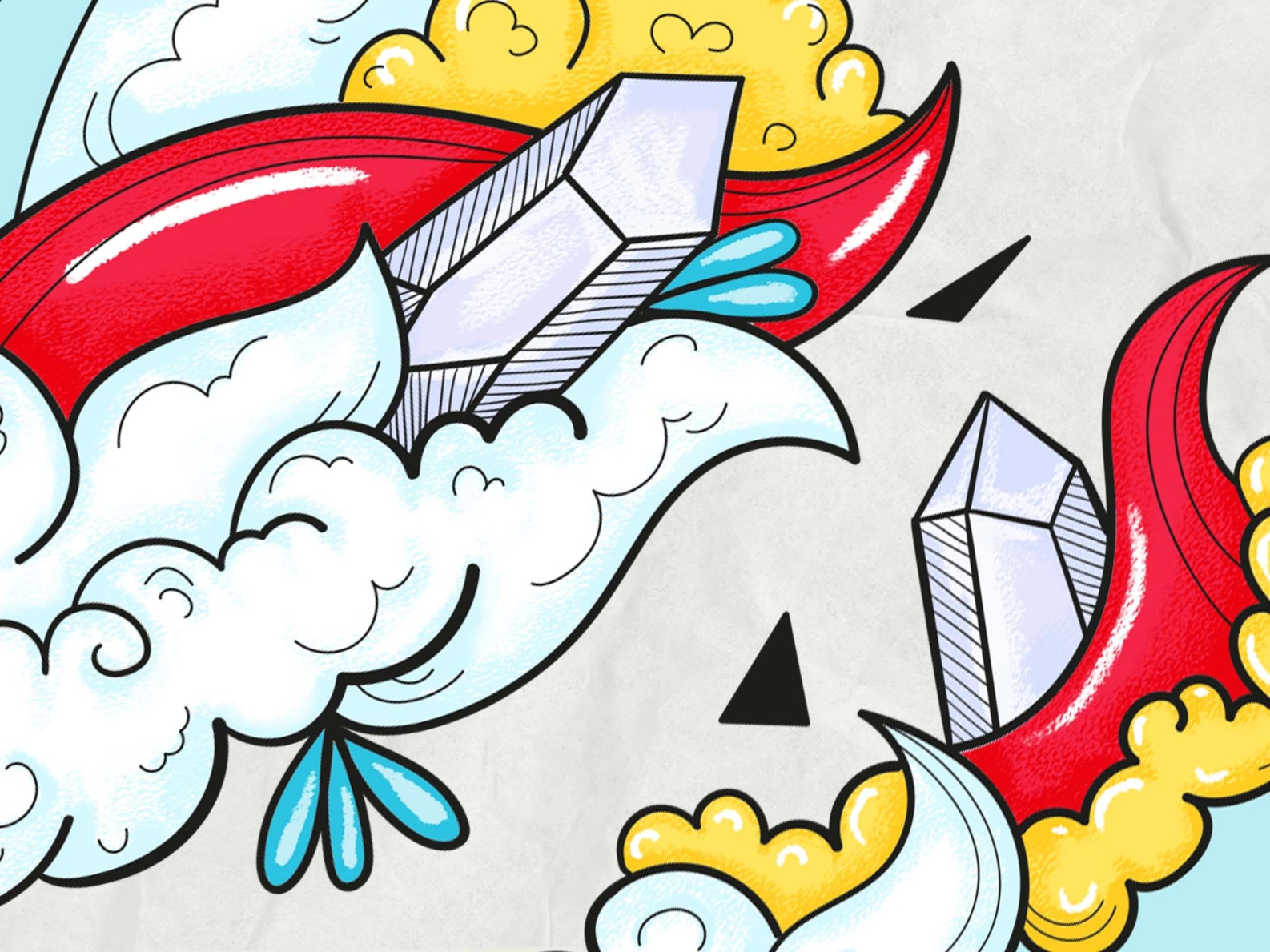 Creative Mornings "Divergent" Event Theme Art by Isa Lopes on Dribbble