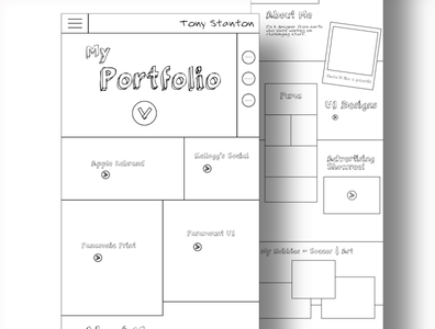 White Portfolio Concept by Ken Mah on Dribbble