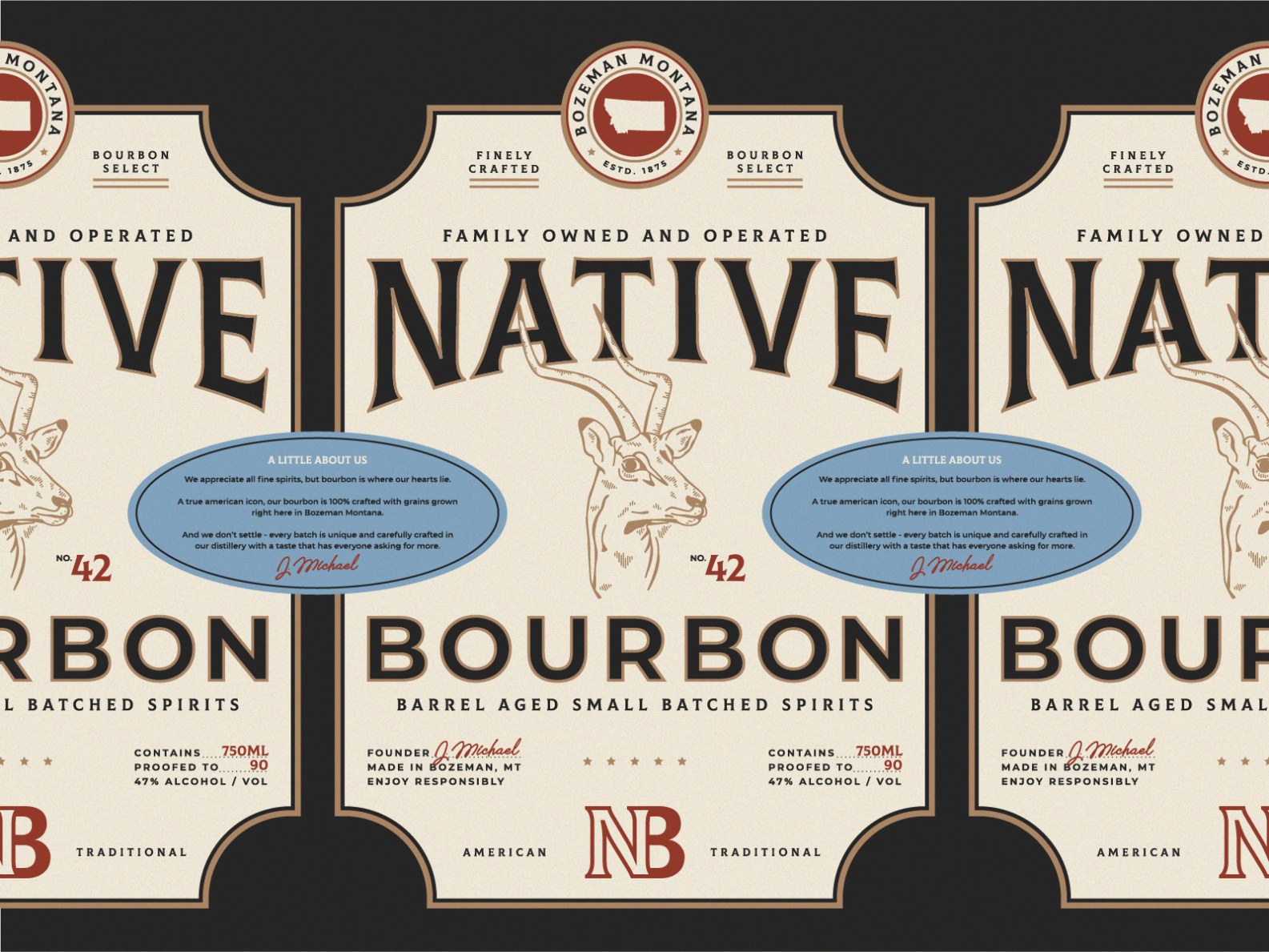 Native Bourbon Packaging by Ervin Edodoleon on Dribbble