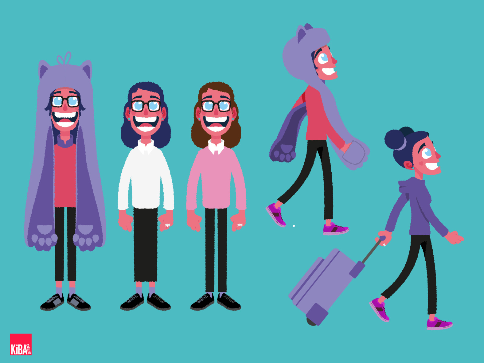 Character Design - Japan Travelogue by Matt McKeown on Dribbble