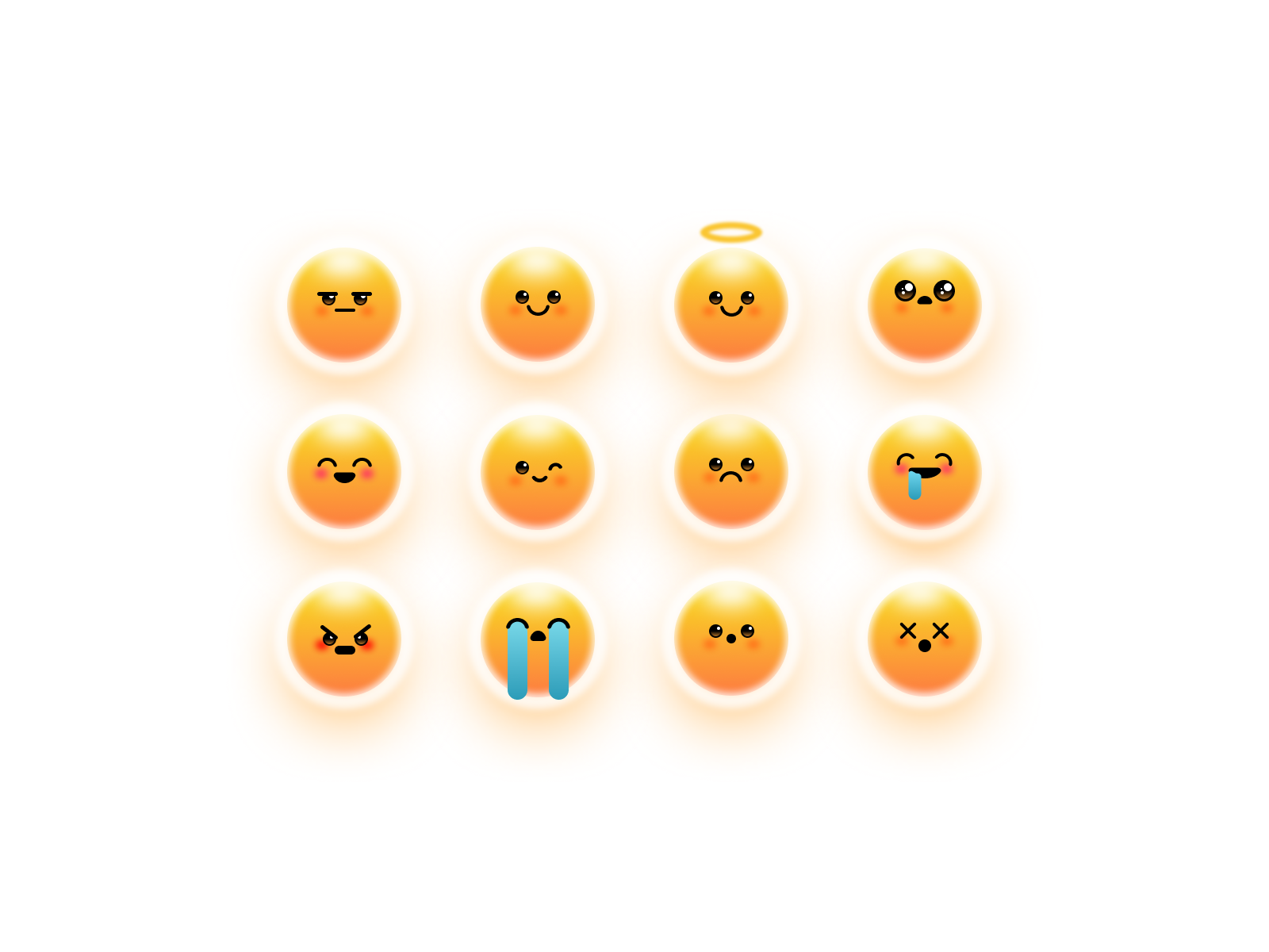 Emoji - Yolk inspired emoticons by Siddhant tiwari on Dribbble
