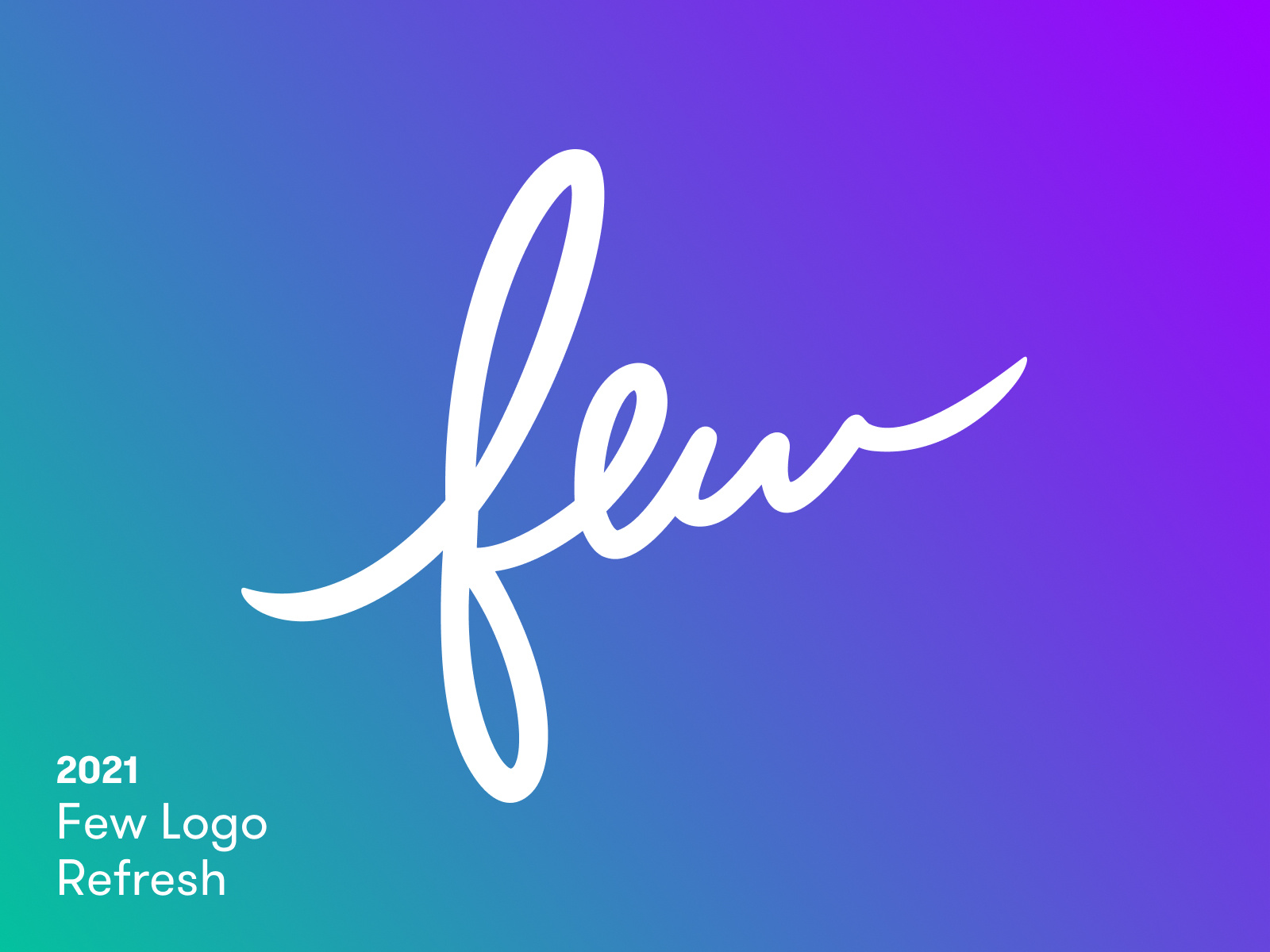 Few Logo Refresh by Calvin Bramlett for Few on Dribbble