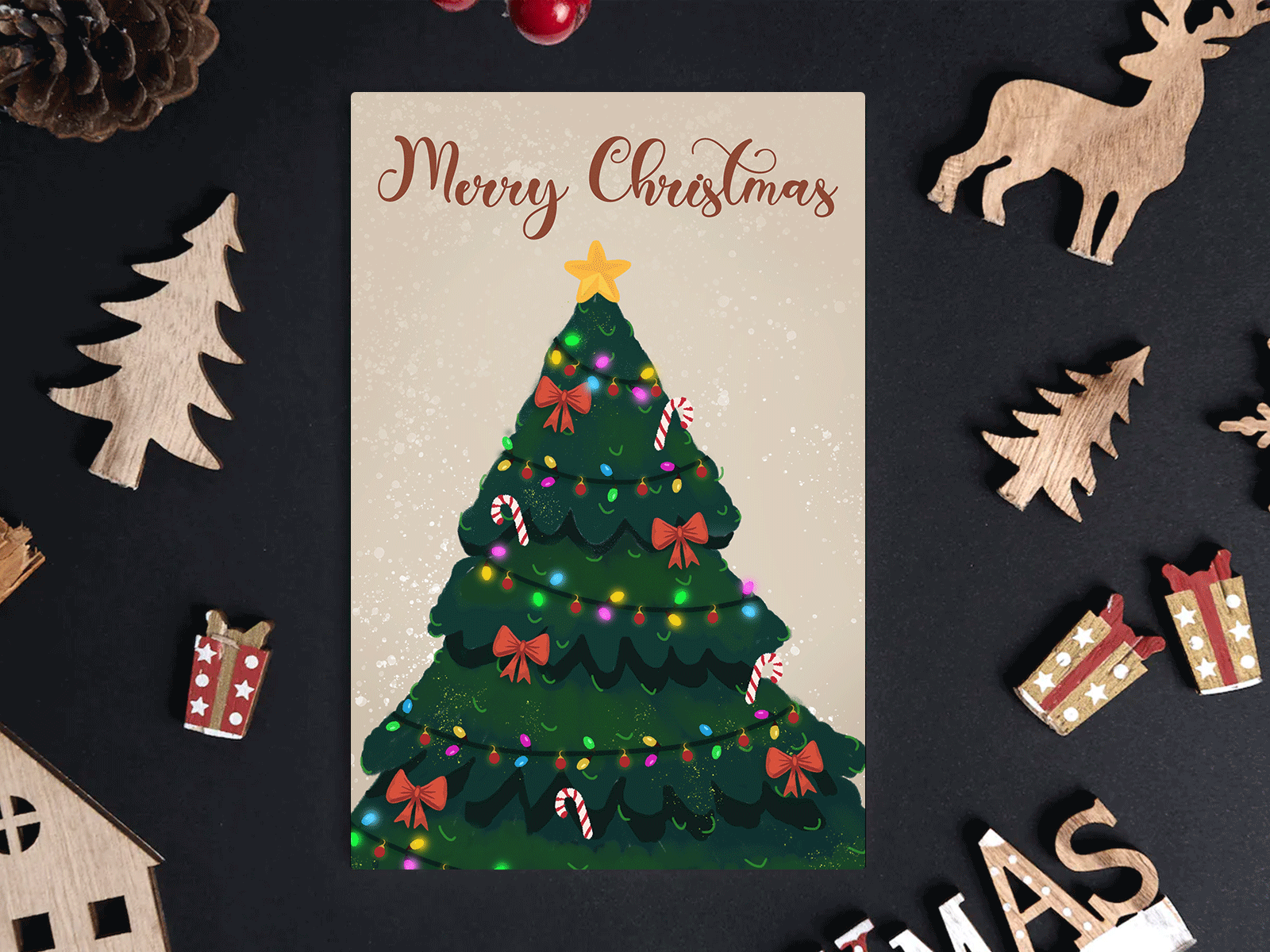 Merry Christmas By Sanjida Bari On Dribbble merry-christmas-by-sanjida-bari-on-dribbble
