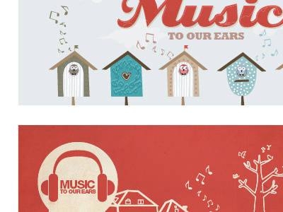 'Music to our ears' - Web banner development by MadeByStudioJQ on Dribbble