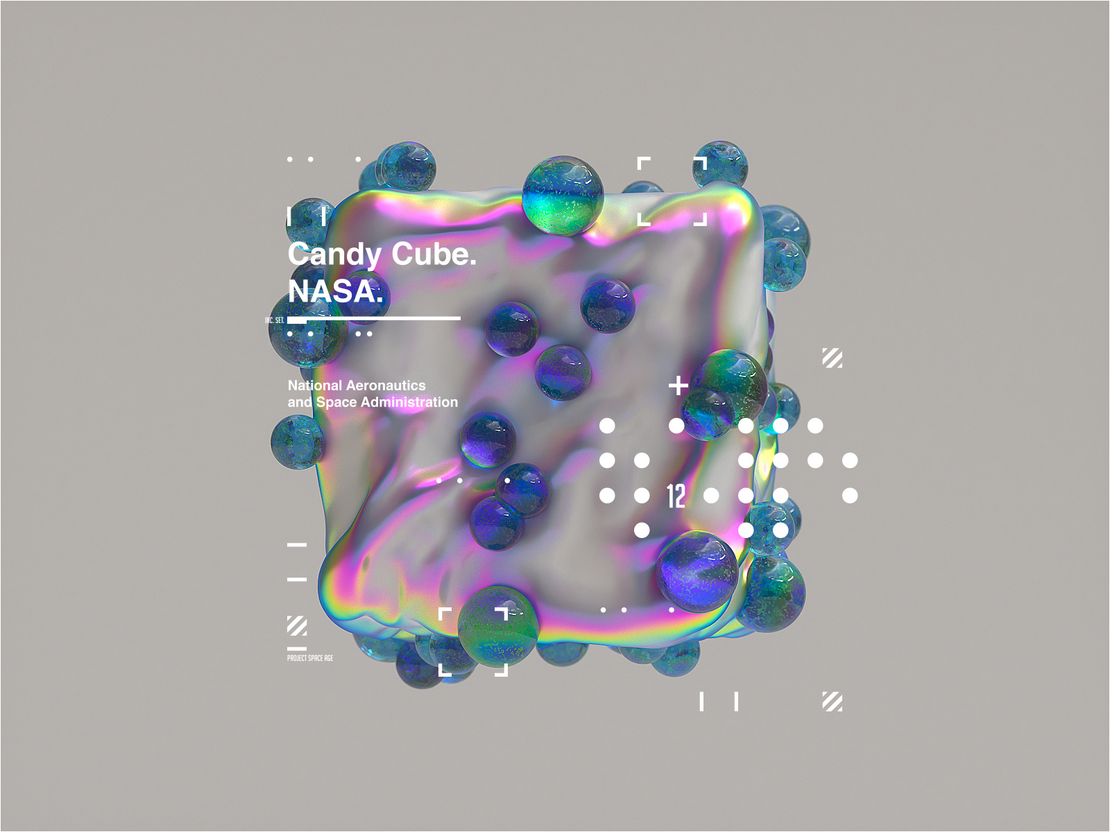 NASA l Space Age | Candy Cube | Motion. by MadeByStudioJQ on Dribbble