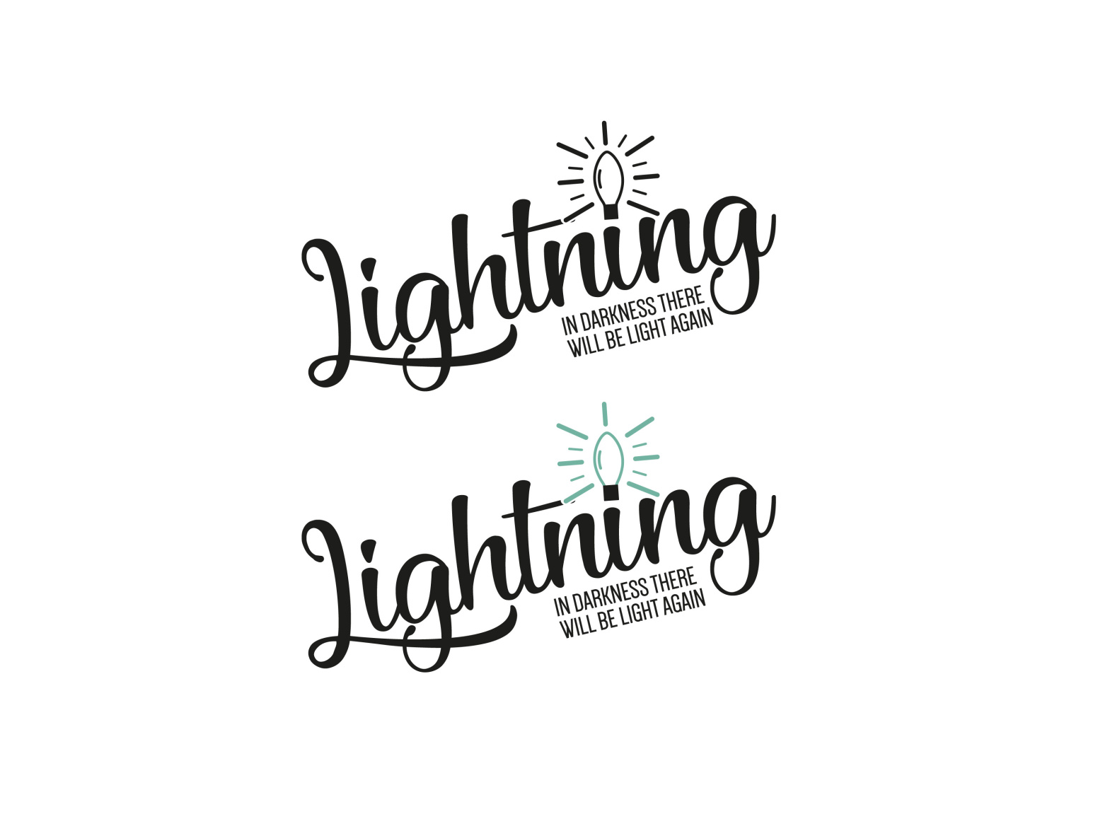 lightning logo by Carmen Steenbergen on Dribbble