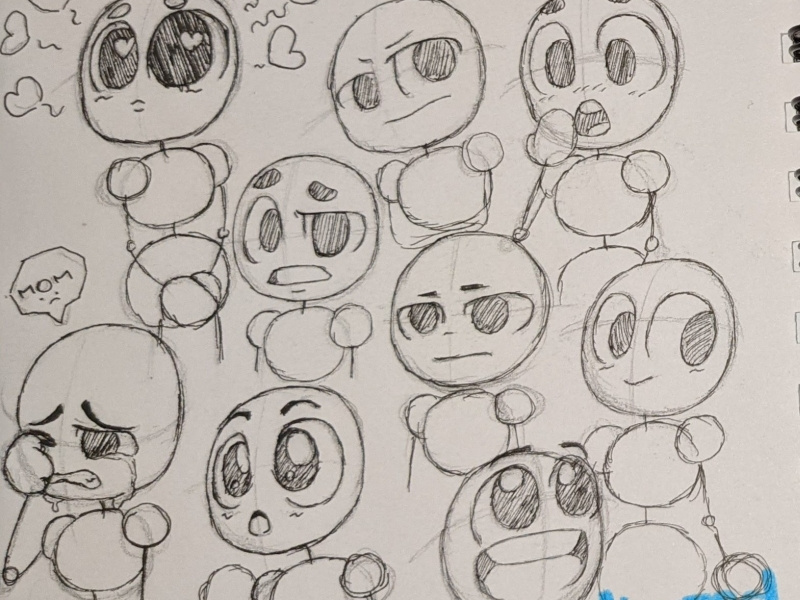 Sketch Doodles (Emotions are Complicated) by Breo Meo on Dribbble