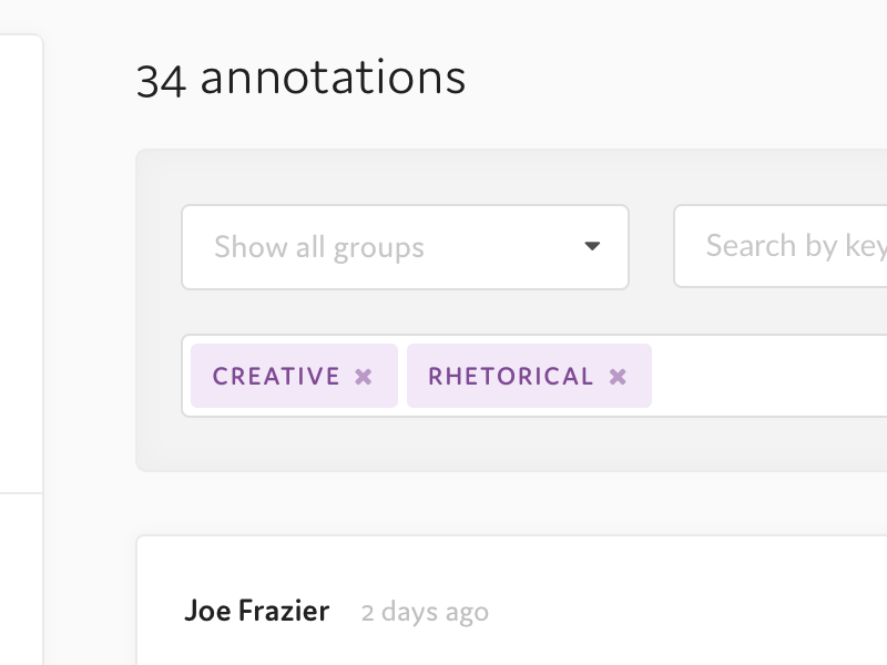 Student Annotation App by Gavin Hall on Dribbble
