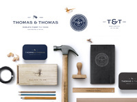 Thomas & Thomas brand identity by Brice Beasley on Dribbble