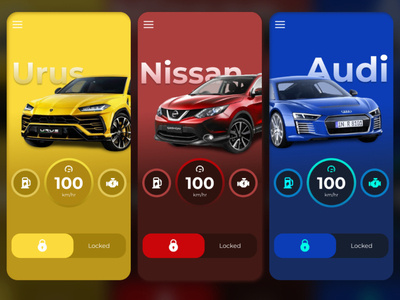 Smart Car Application by David Adeola on Dribbble