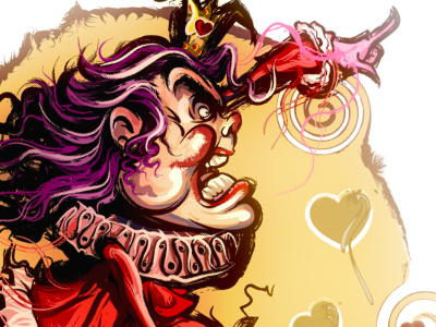 Dribbble - queen-of-hearts-gregbo.jpg by Gregbo Watson