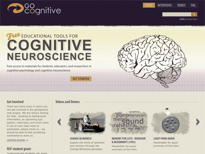 GoCognitive Launched by Austin Knight on Dribbble