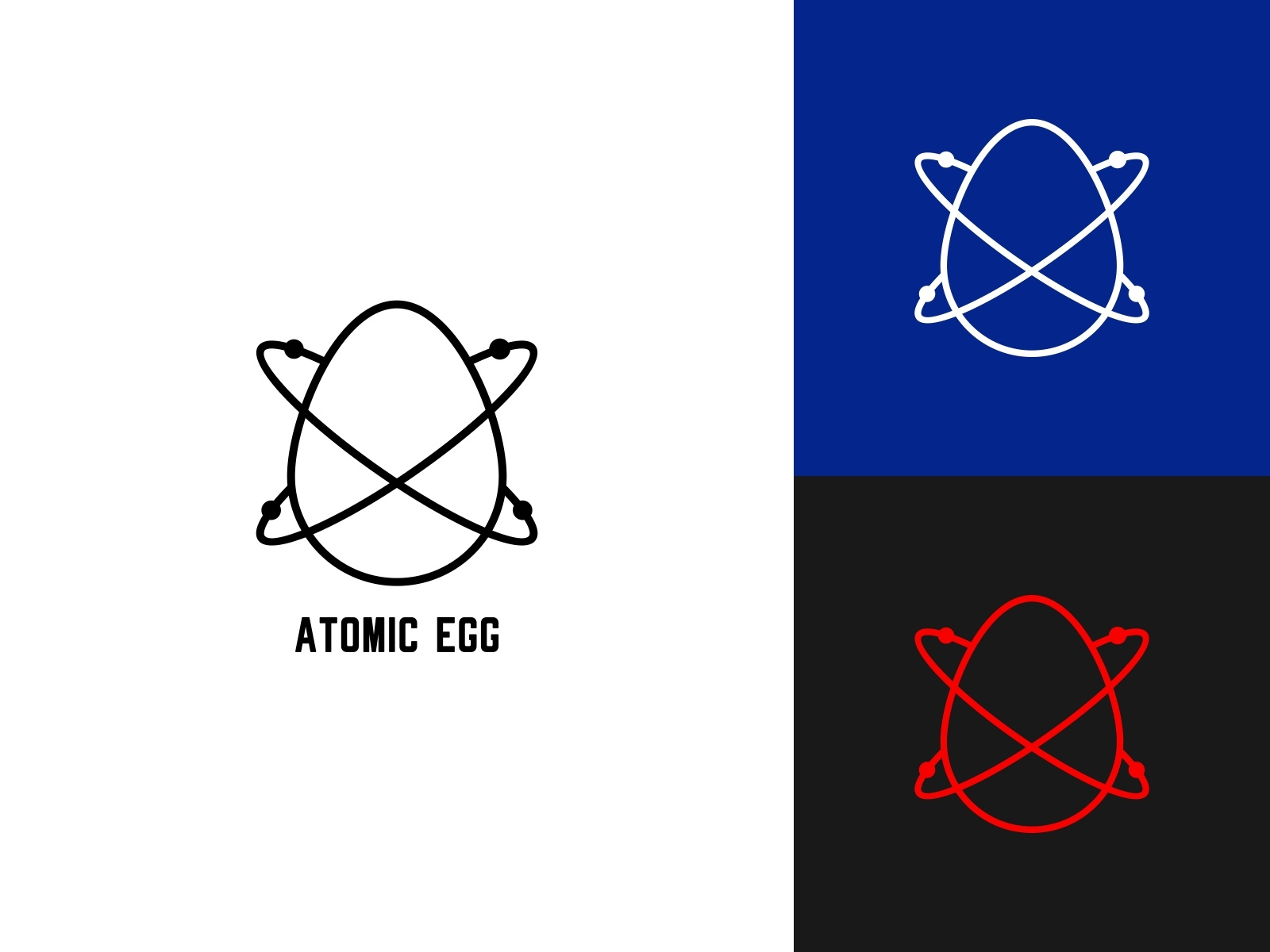 Atomic Egg Logo by Yohanes Adi Prayogo on Dribbble