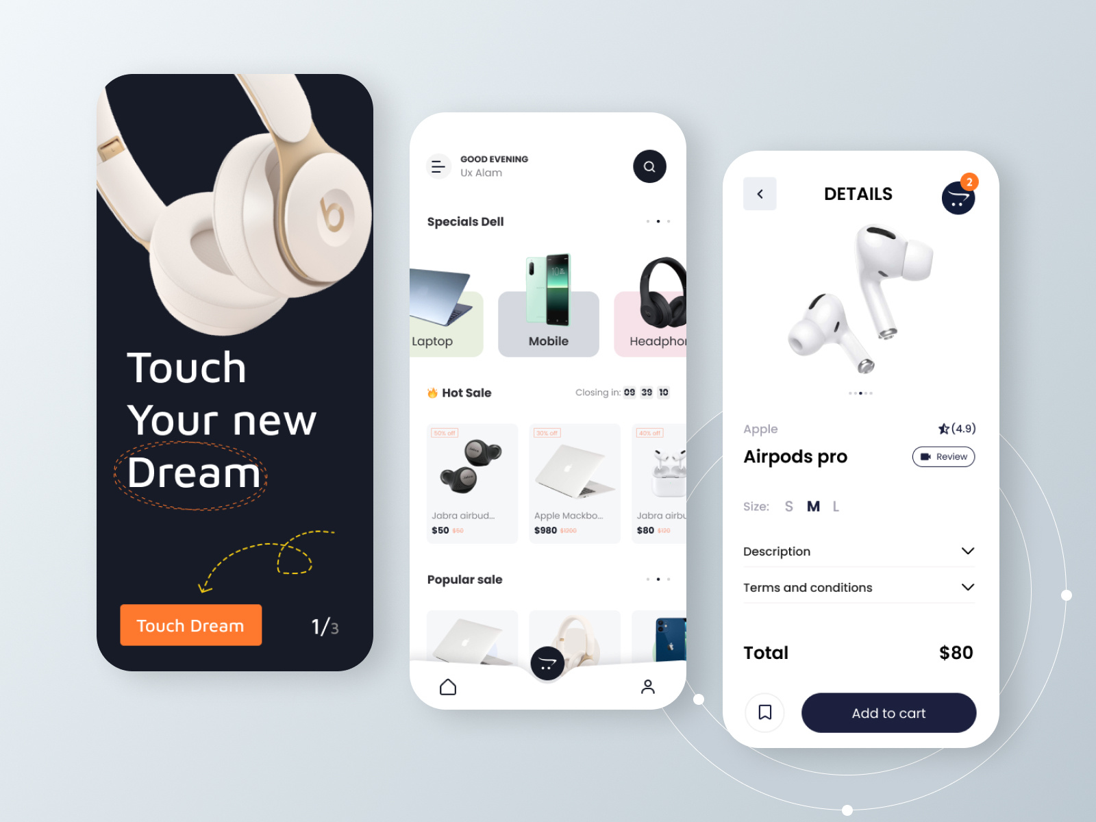 ecommerce app ui design by Alam on Dribbble