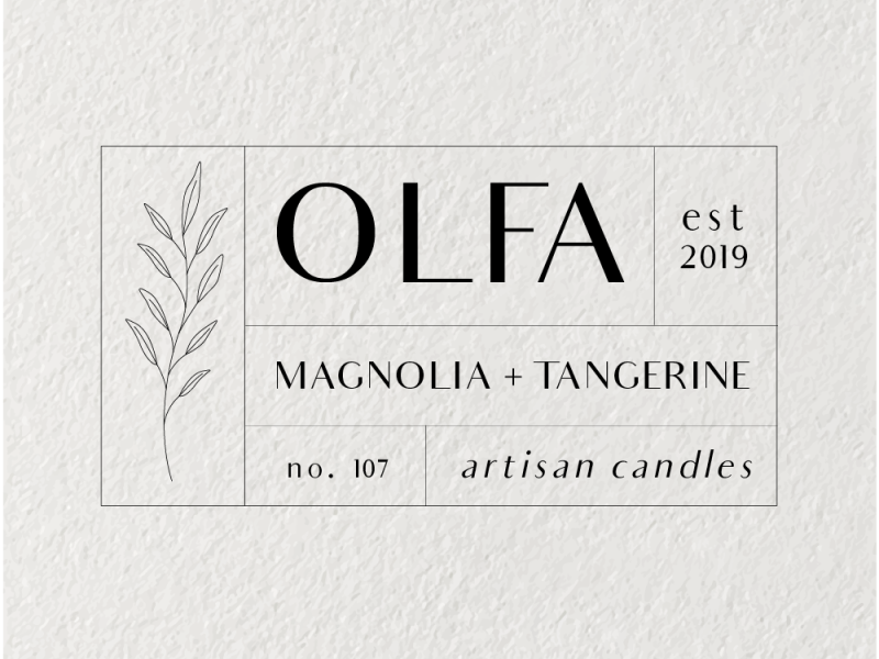 Olfa Candles by Nicole Maxwell - Elm & Tweed on Dribbble