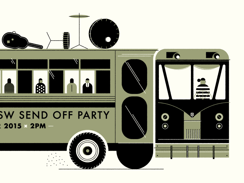 Magical Musical Bus Rides by The Nbdy Design Co. on Dribbble