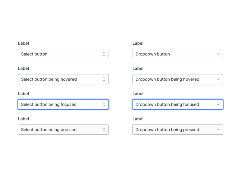🔽 Select / Dropdown by Antoine Plu on Dribbble