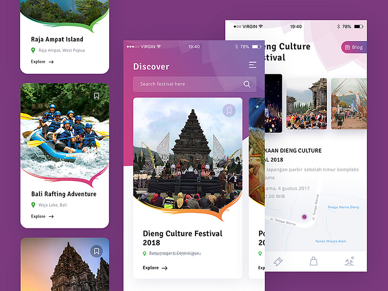 Culture Fest App by Triyandi Saputra on Dribbble