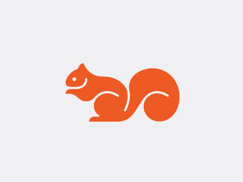 Squirrel by Anano Martsvaladze | Logo Designer on Dribbble