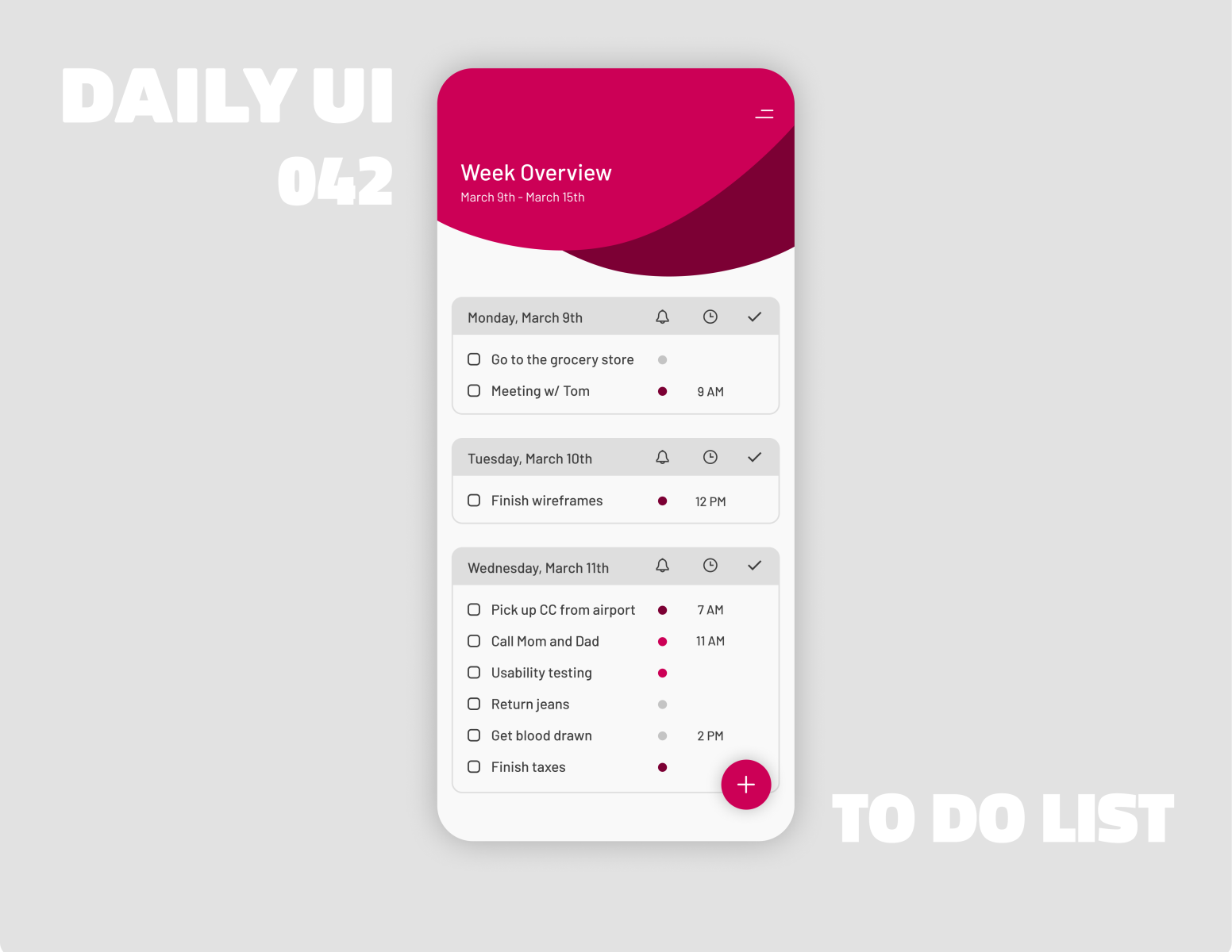 042_To Do List by Cara on Dribbble