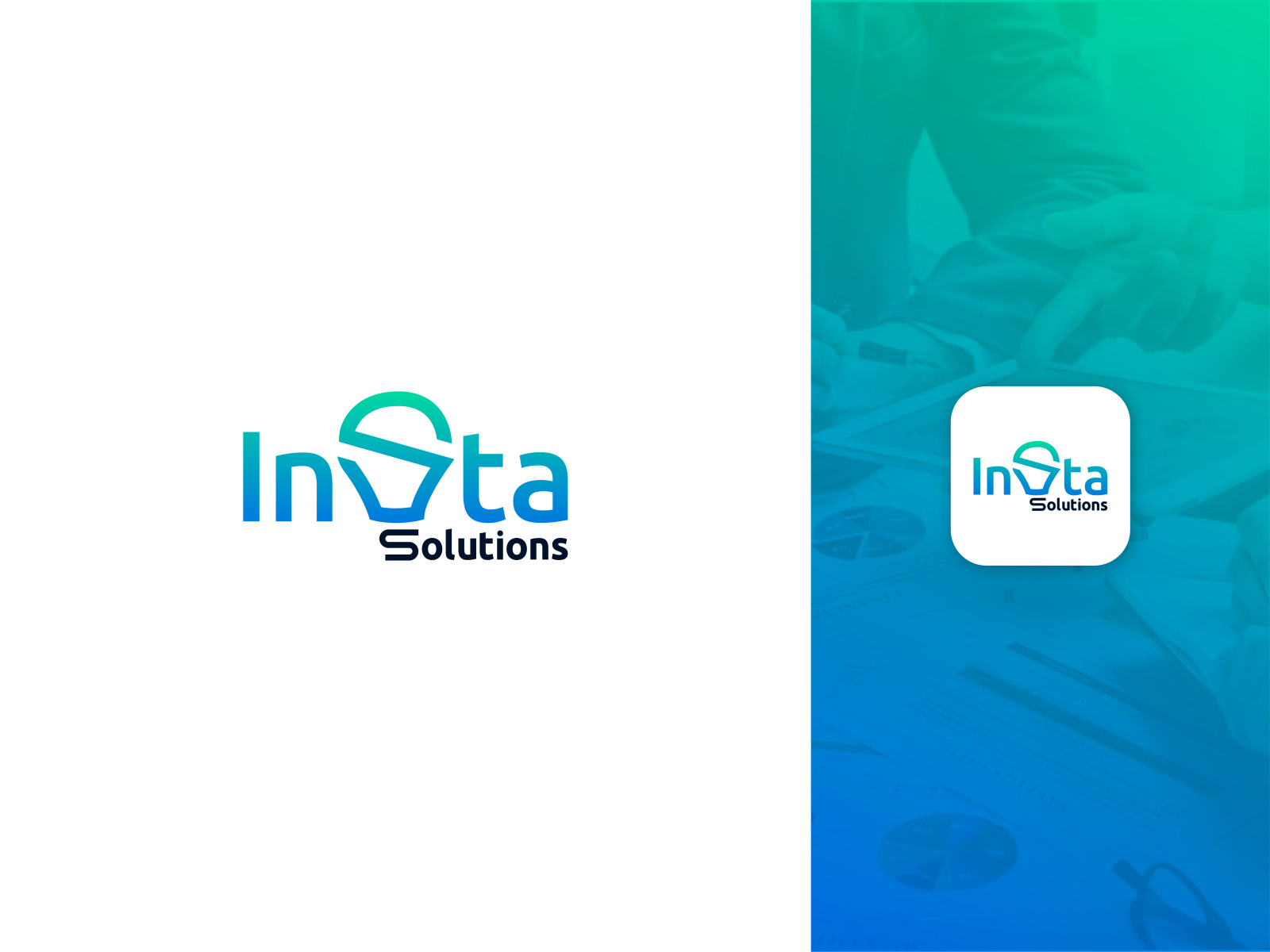 S Lettermark Logo design (Insta Solutions) | Brand identity desi by ...
