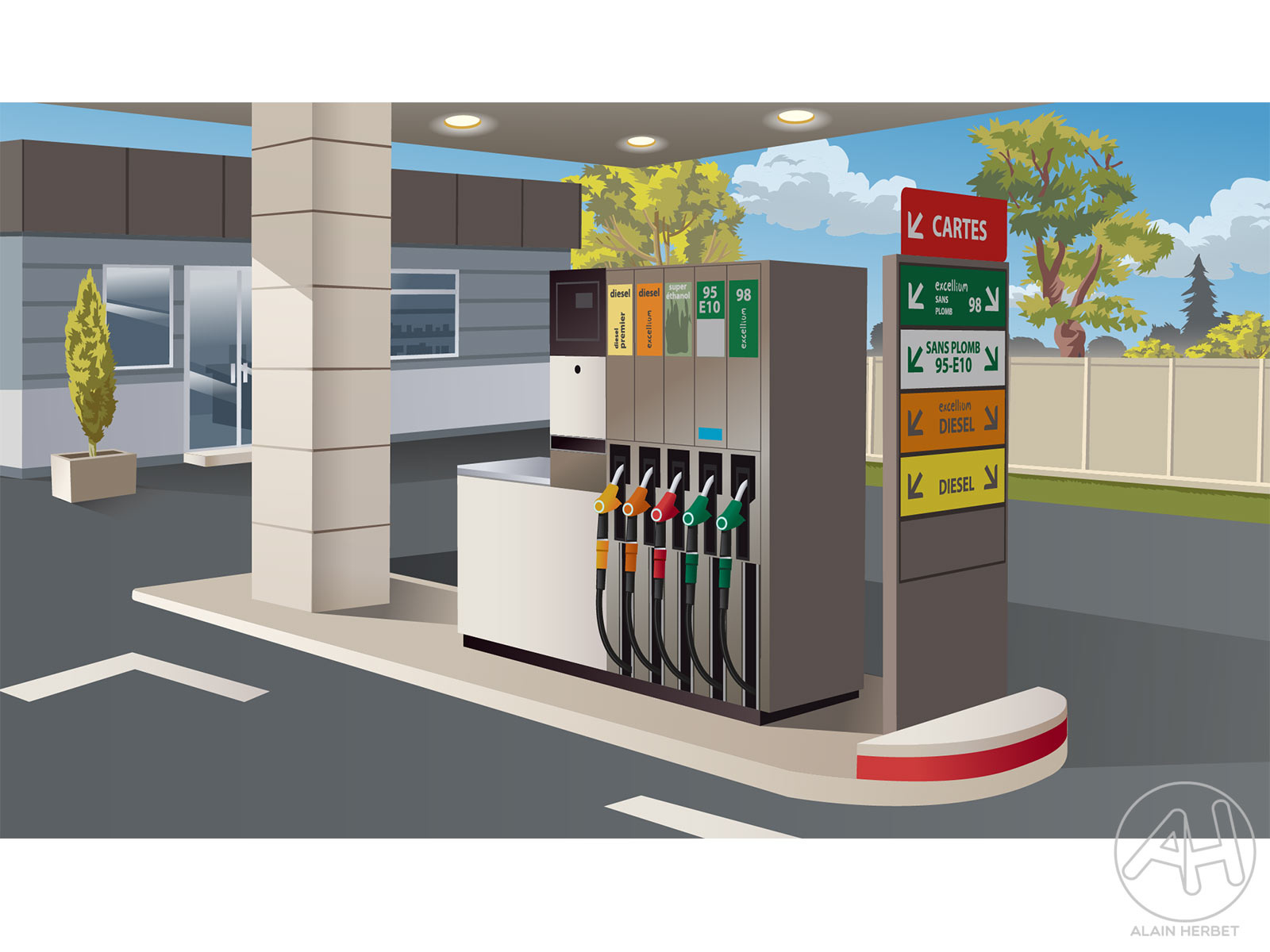 decor station service by Alain Herbet on Dribbble