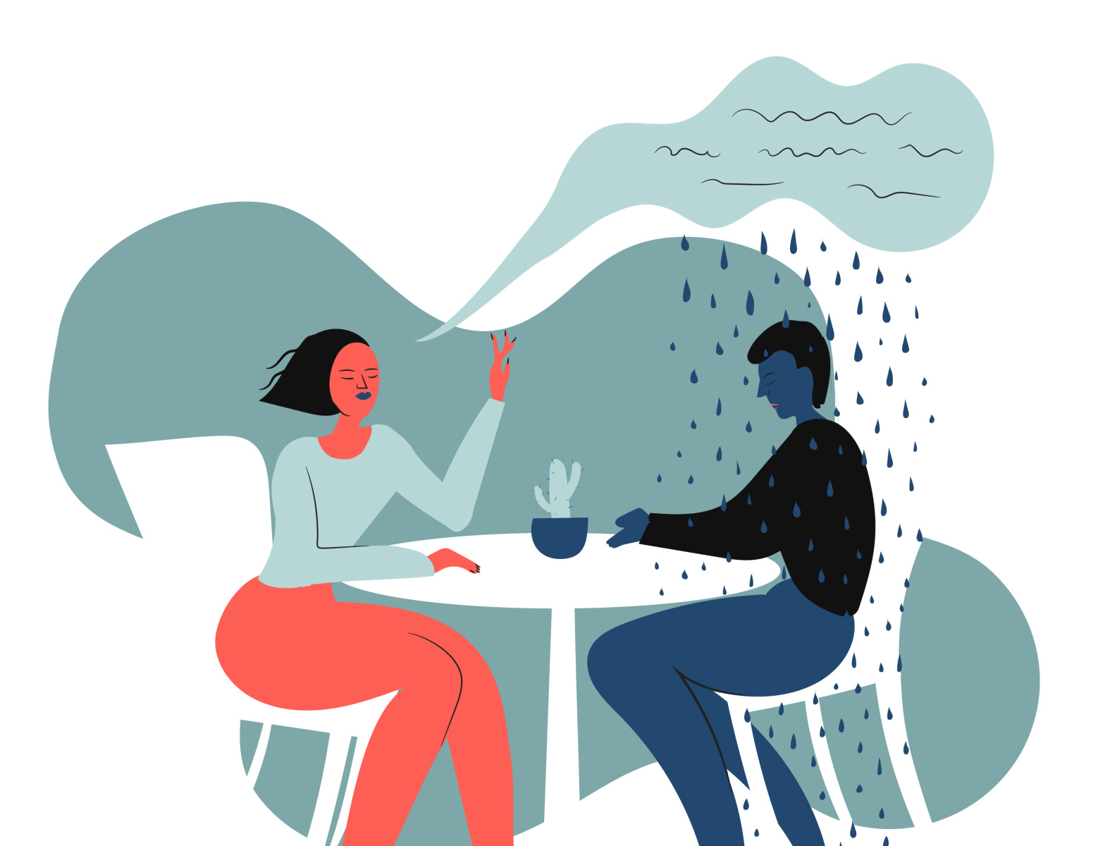 Words hurt by Jasmina Rajcevic on Dribbble