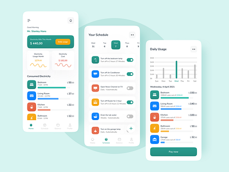 Smart Home App by Vetrick Wilsen on Dribbble