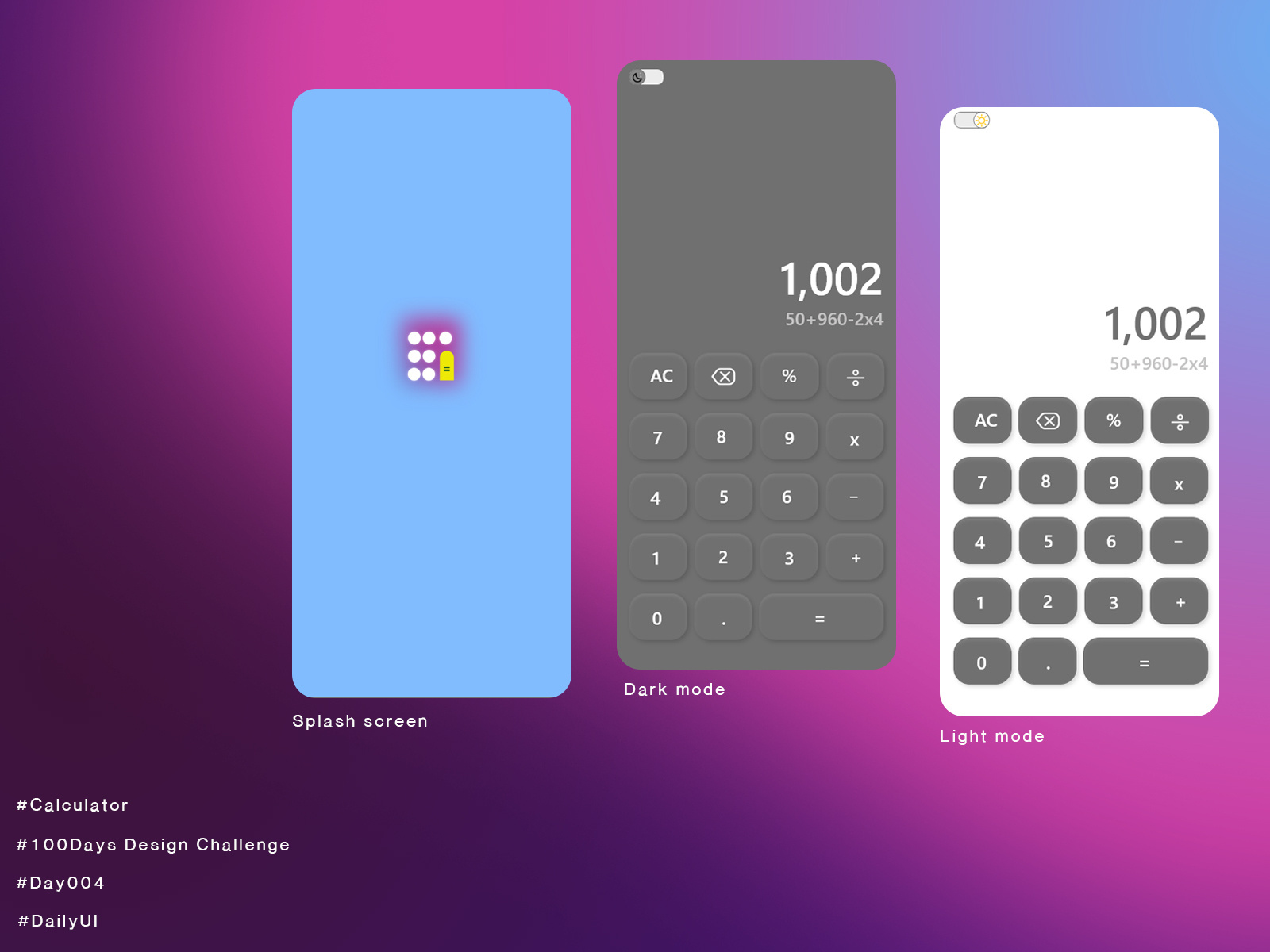 Calculator by Eze Joseph on Dribbble