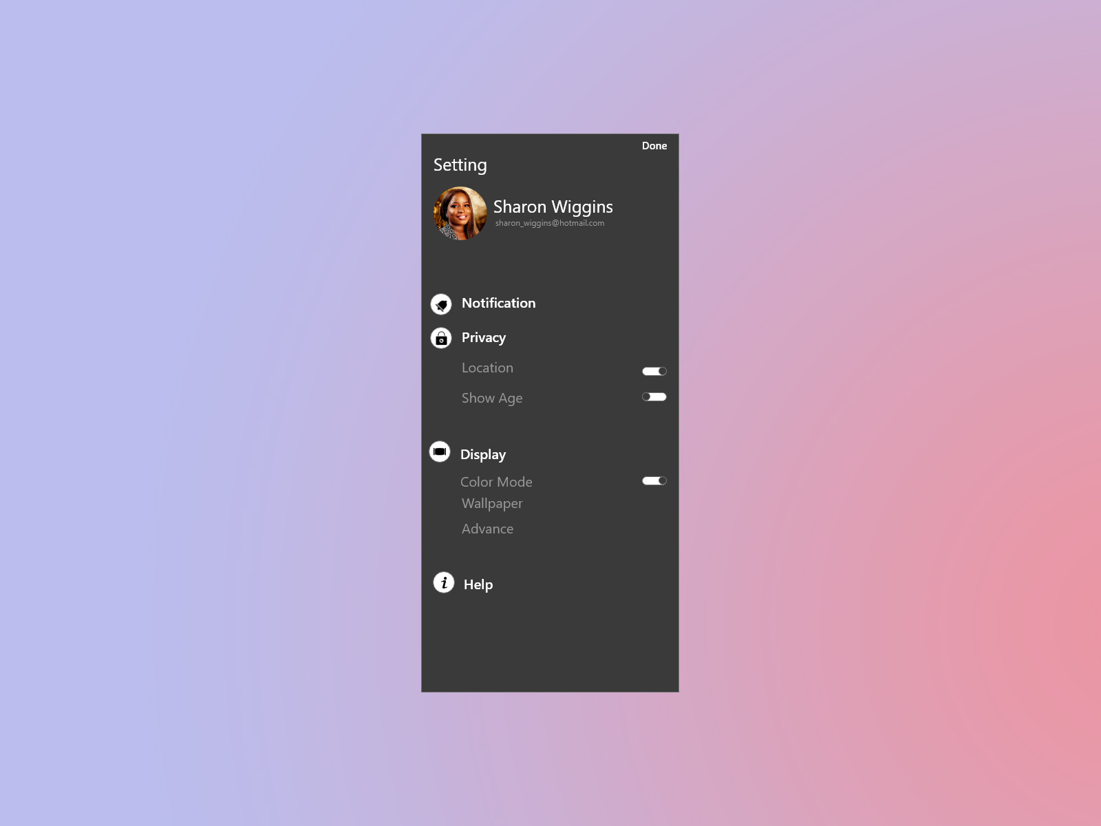 Settings On A Mobile By Eze Joseph On Dribbble