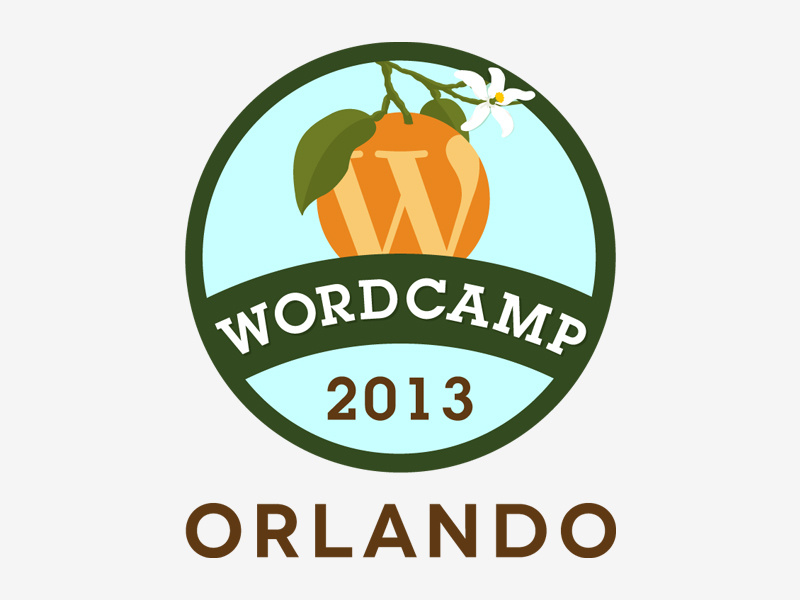 Wordcamp Orlando 2013 Logo by Easily Amused, Inc. on Dribbble