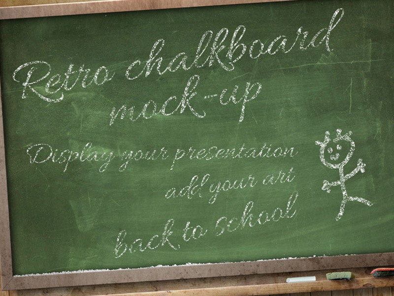 Retro ChalkBoard by Braxas on Dribbble