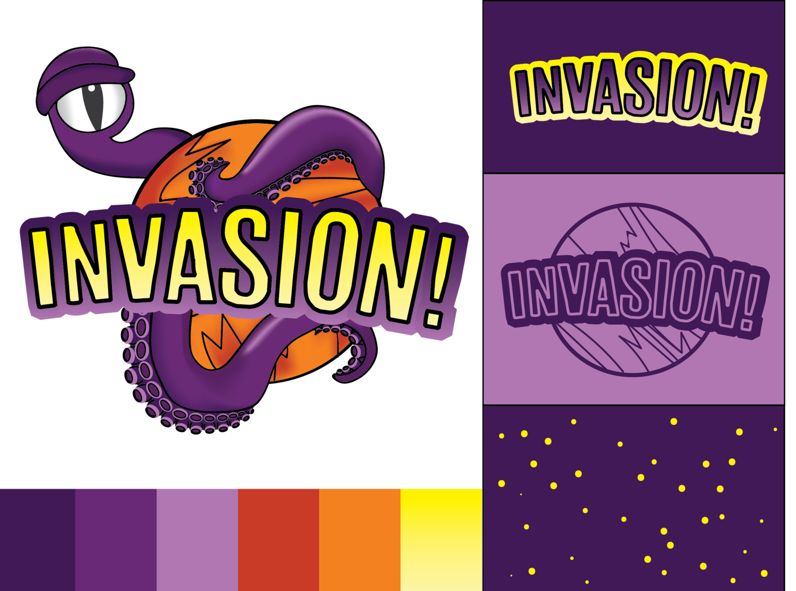 Invasion! Brand by Emily Brinkman on Dribbble