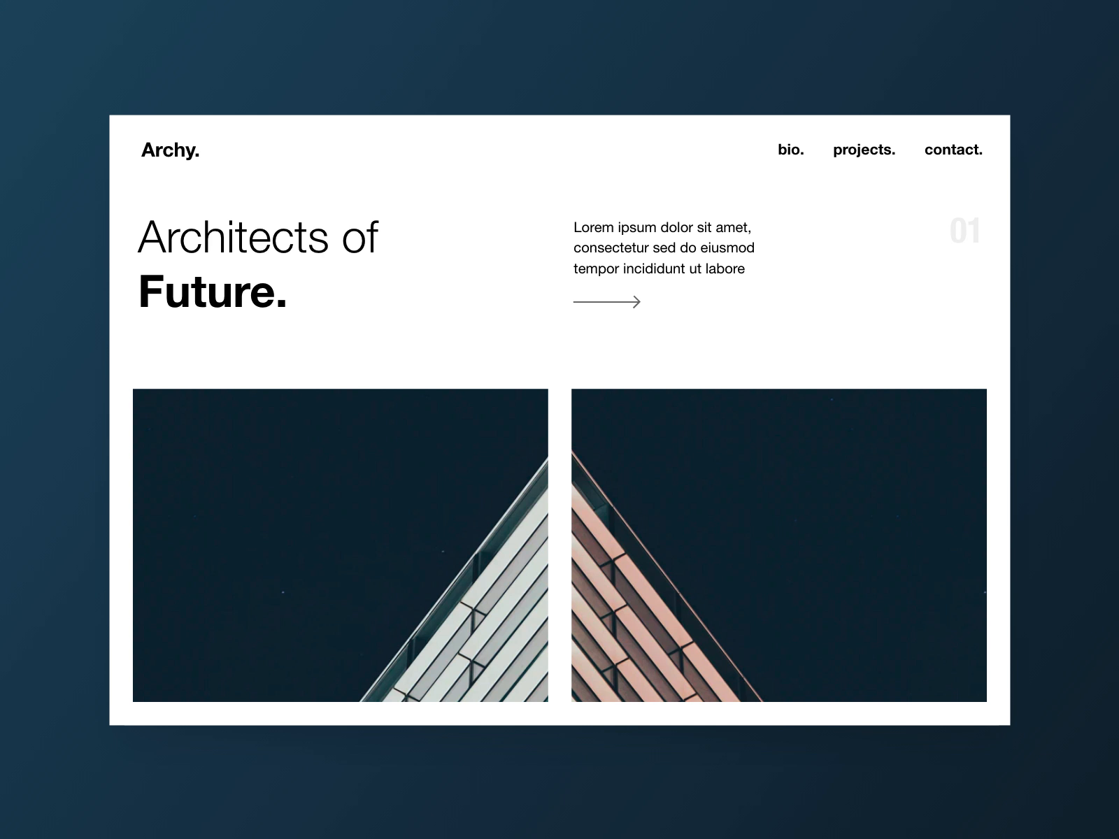 Archy template by ClickAi on Dribbble