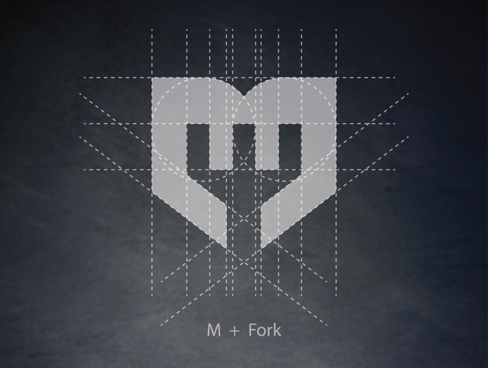M + Fork Logo Design by Mashan ID on Dribbble