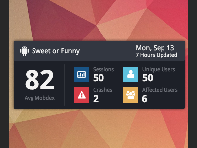 Android Widget by Maria Nasioti on Dribbble