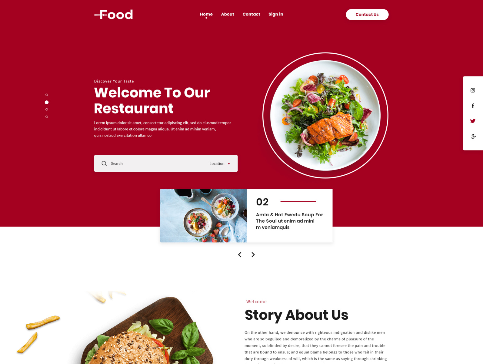 Restaurant UI Design by Furquan khan on Dribbble