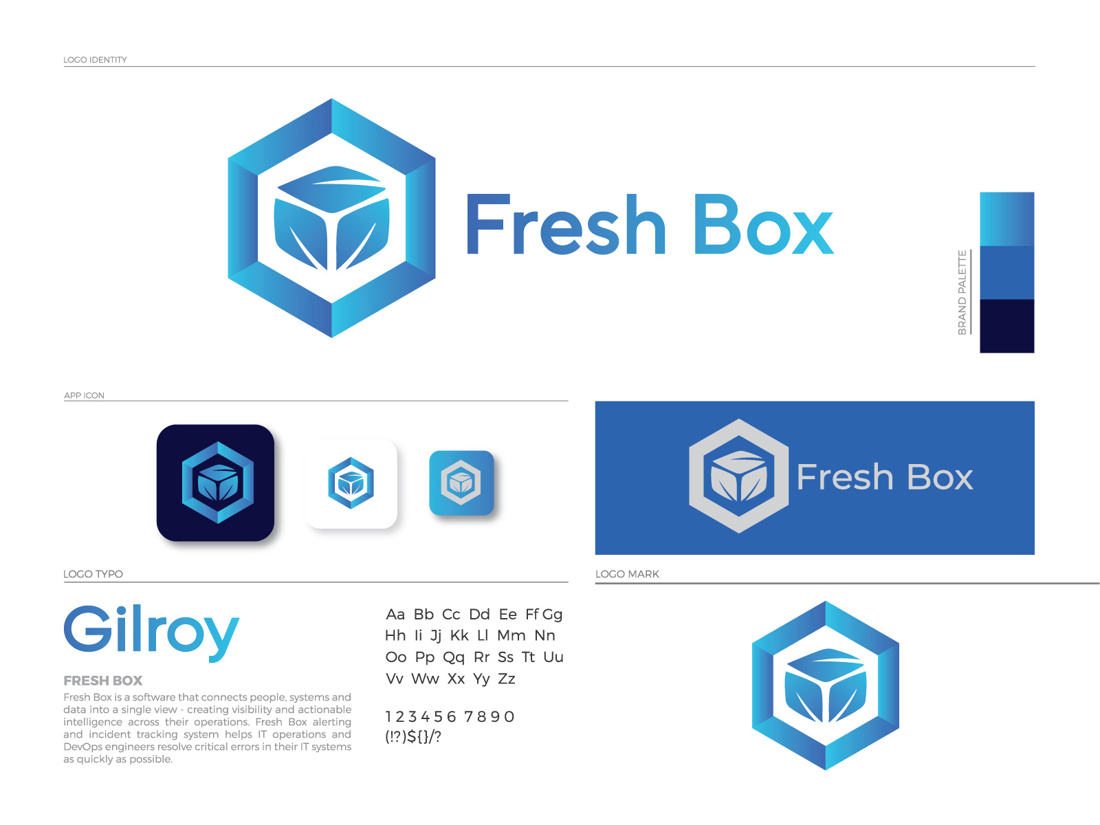 Fresh Box Digital Branding Logo by Md Jahedul Islam Rony on Dribbble