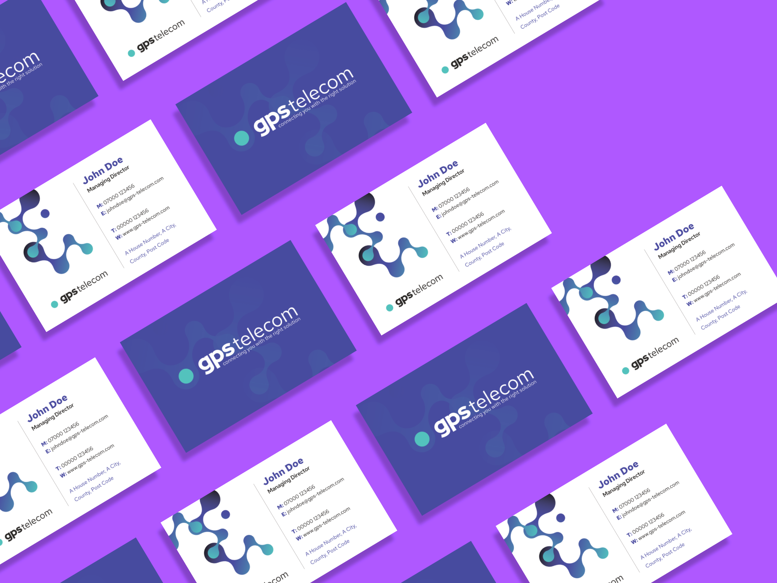 Telecom Business Cards by DCS Digital on Dribbble