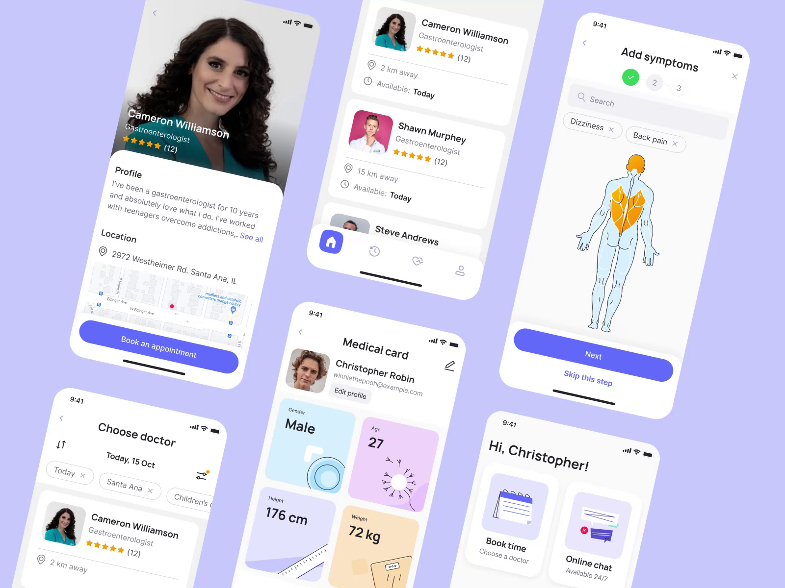 UI/UX for Doctor Appointment App | 2 by Cadabra Studio on Dribbble