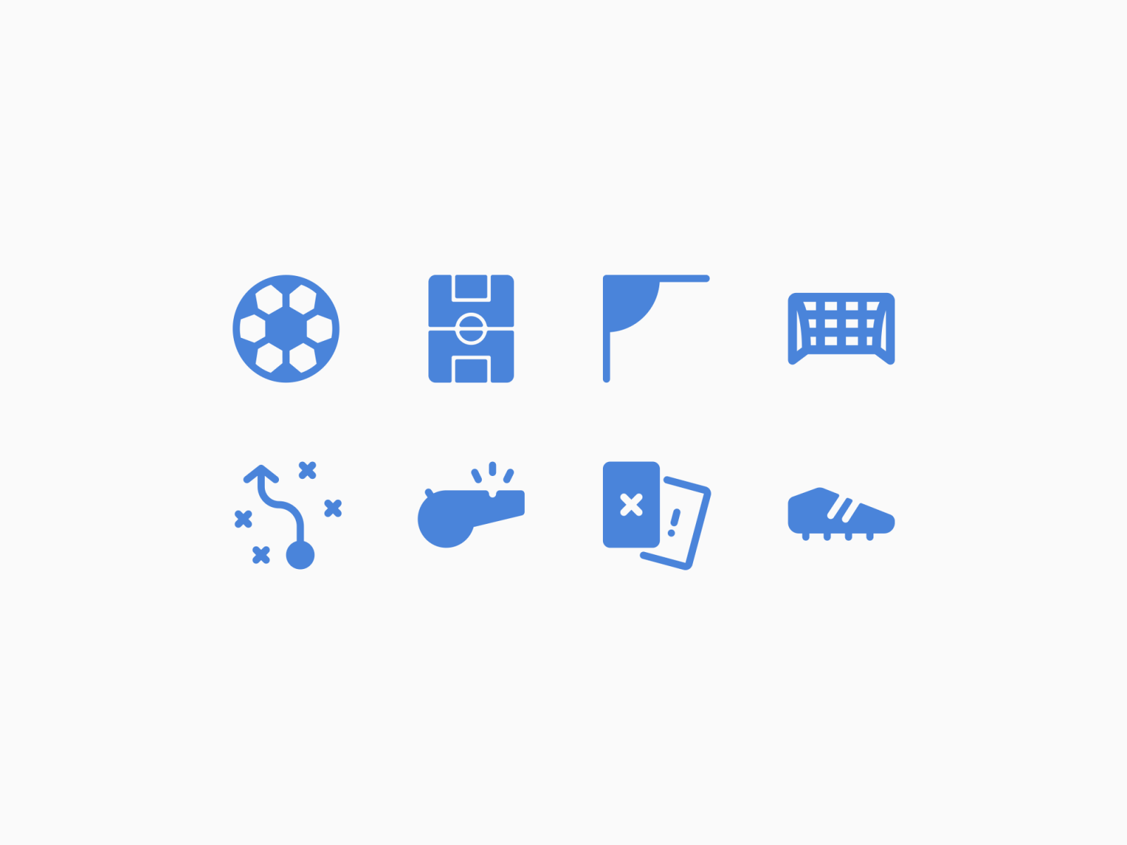 Soccer icons by Articon on Dribbble