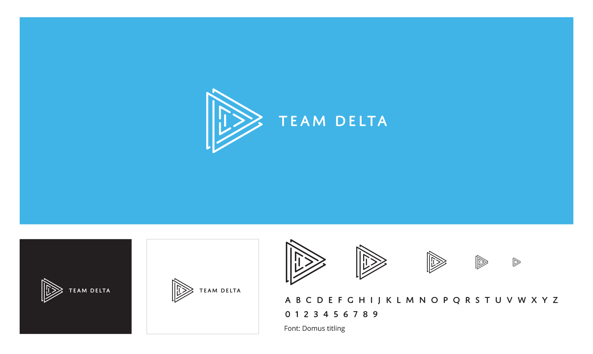 Logo Design Team Delta by Dovile on Dribbble