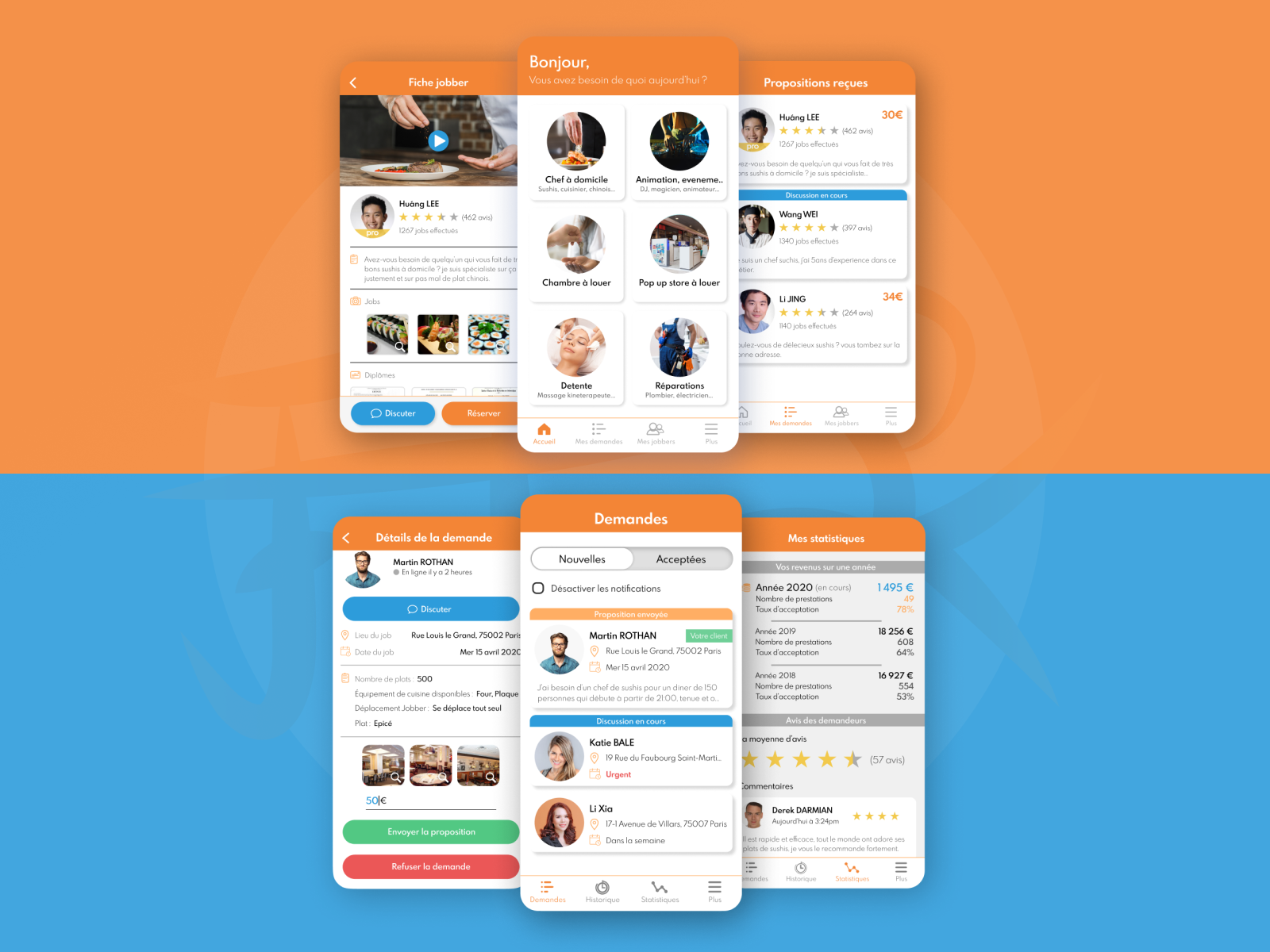 New iOS & Android App by Karim Chelha on Dribbble
