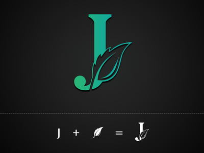 J + Leaf Logo Design by Provis Technologies on Dribbble