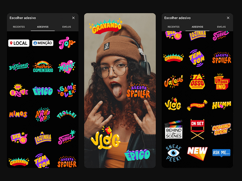 YouTube Sticker Set by Lebassis on Dribbble