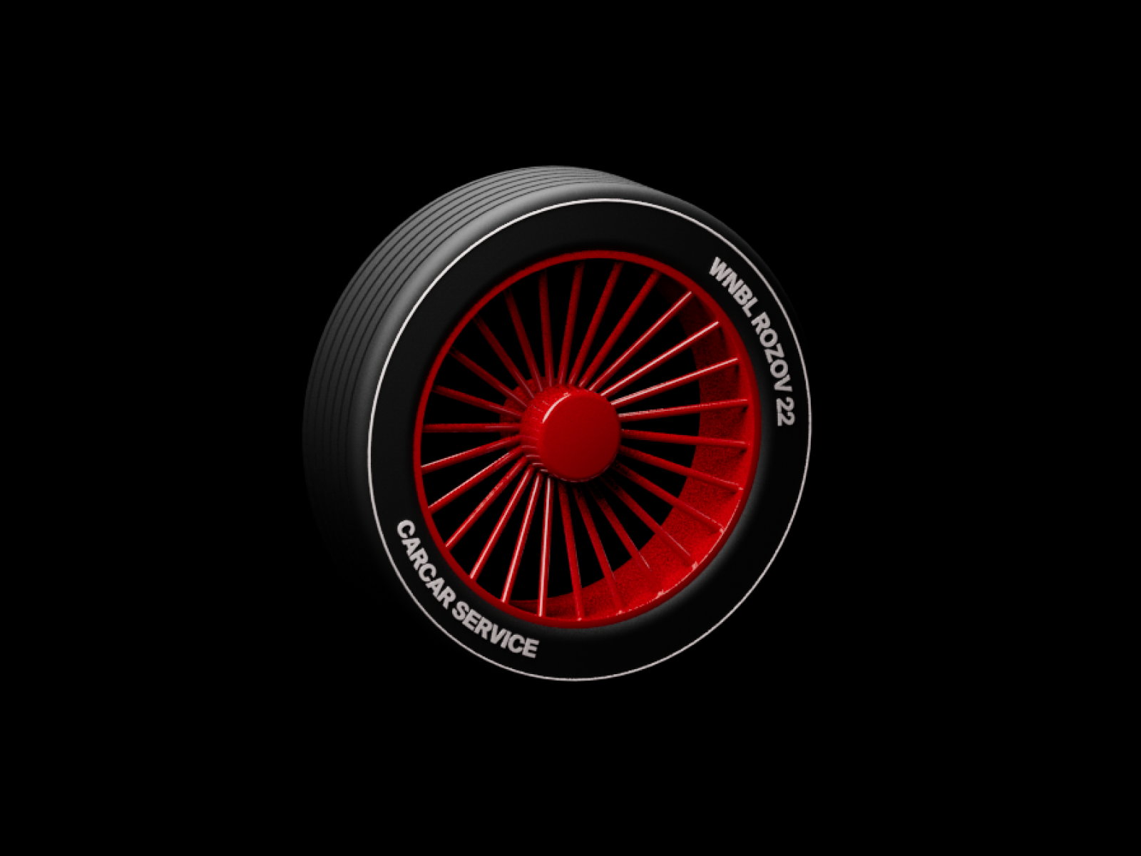 Wheel 3d icon by Mikhail Gurev on Dribbble