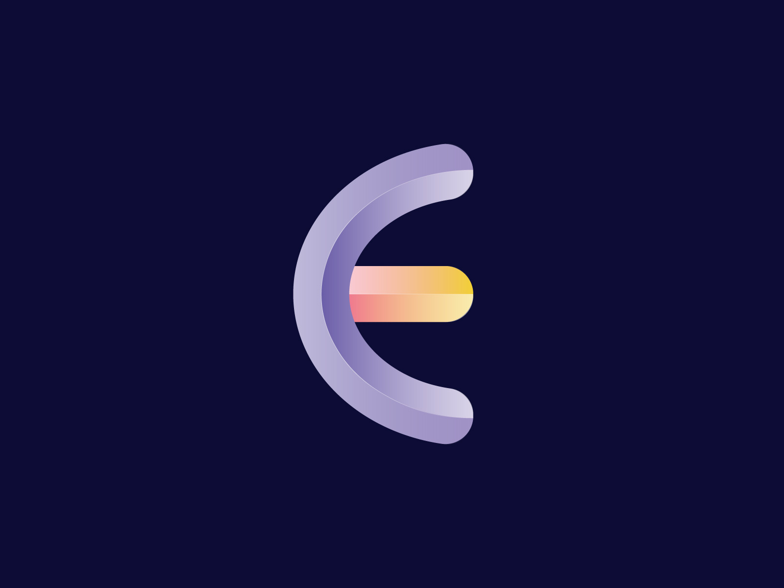 E Letter Design Wallpaper