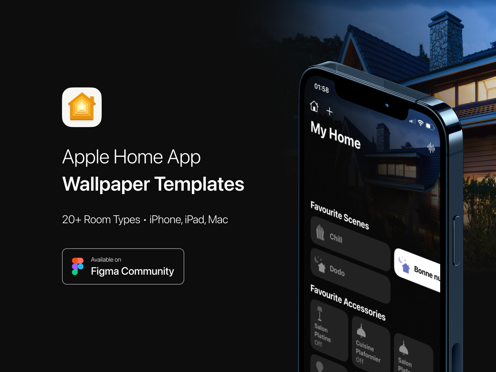 Apple Home App Wallpaper Templates Figma Community File by Teddy Voisin ...